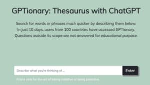 GPTionary - Análisis【2025】