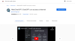WebChatGPT - Reseña【2025】